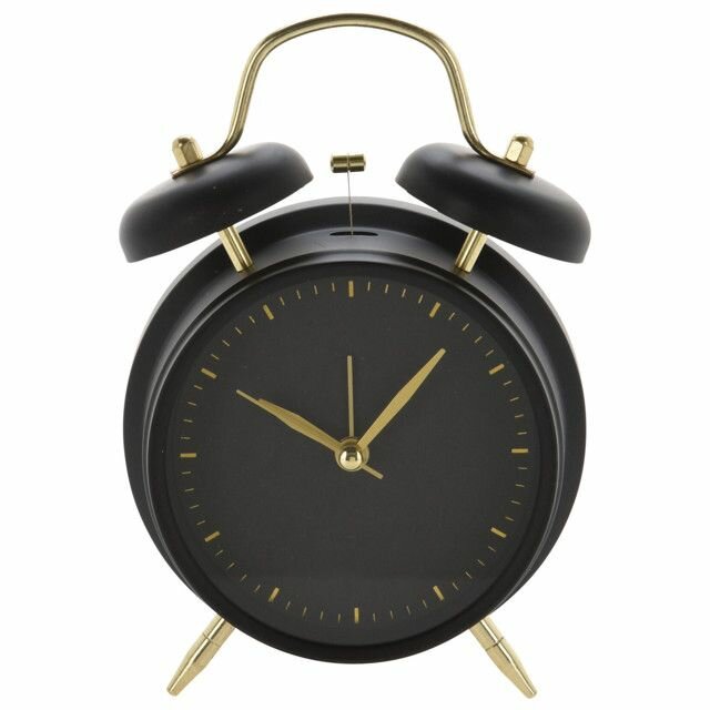 Будильник KOOPMAN, 11,7 х 5,6 х 16 см, черный