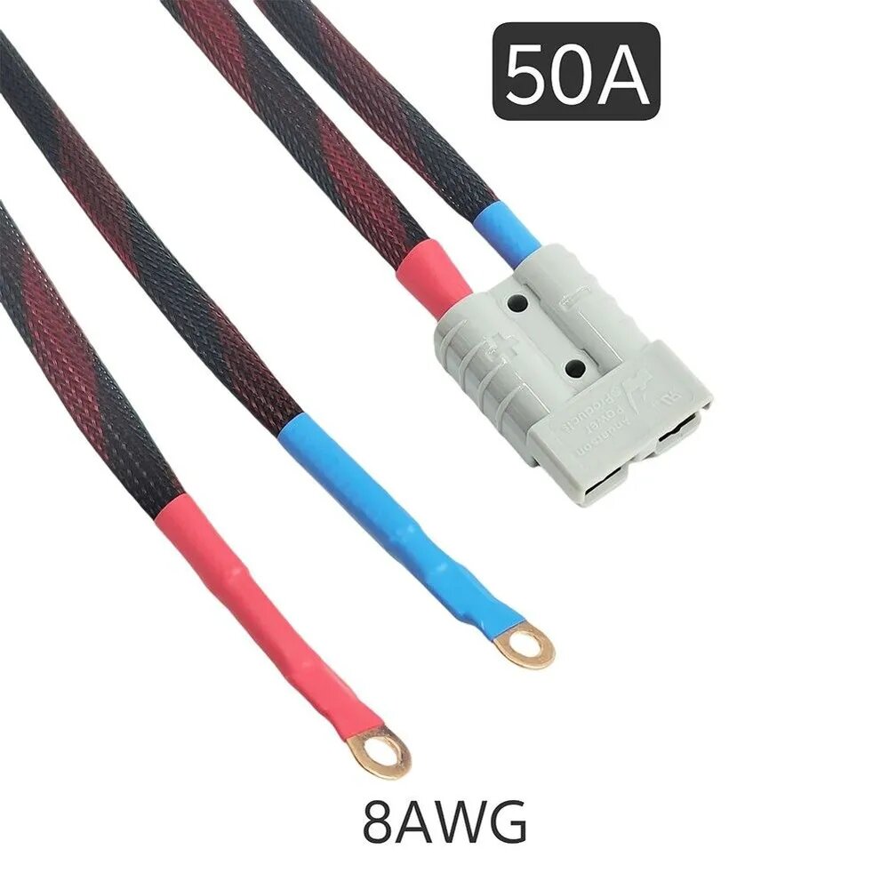 Кабель Аккумуляторной Батареи Электрического Велосипеда 50A 8 AWG для Разъема Аккумулятора С Уплотнительным Кольцом Anderson