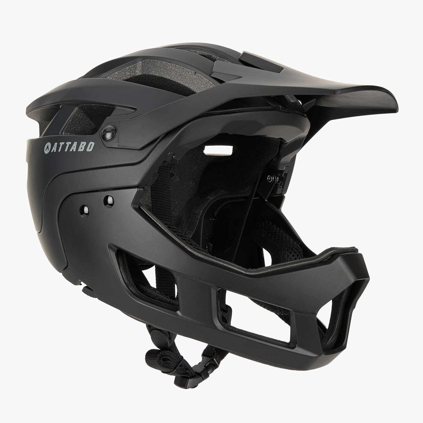 DECATHLON шлем защитный ATTABO State 2.0 Full Face, черный, 55-60