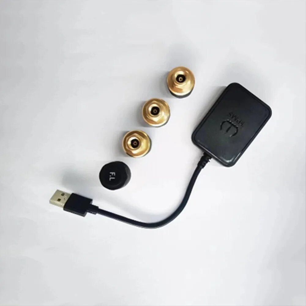 OZFF Внешняя беспроводная система контроля давления в шинах TPMS на базе USB Android