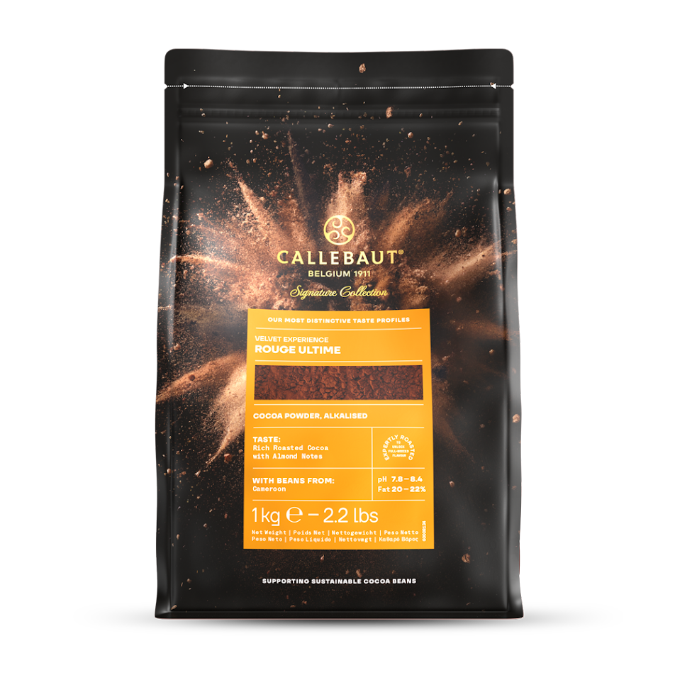 Какао-порошок Callebaut VELVET ROUGE ULTIME 20-22%, 1 кг