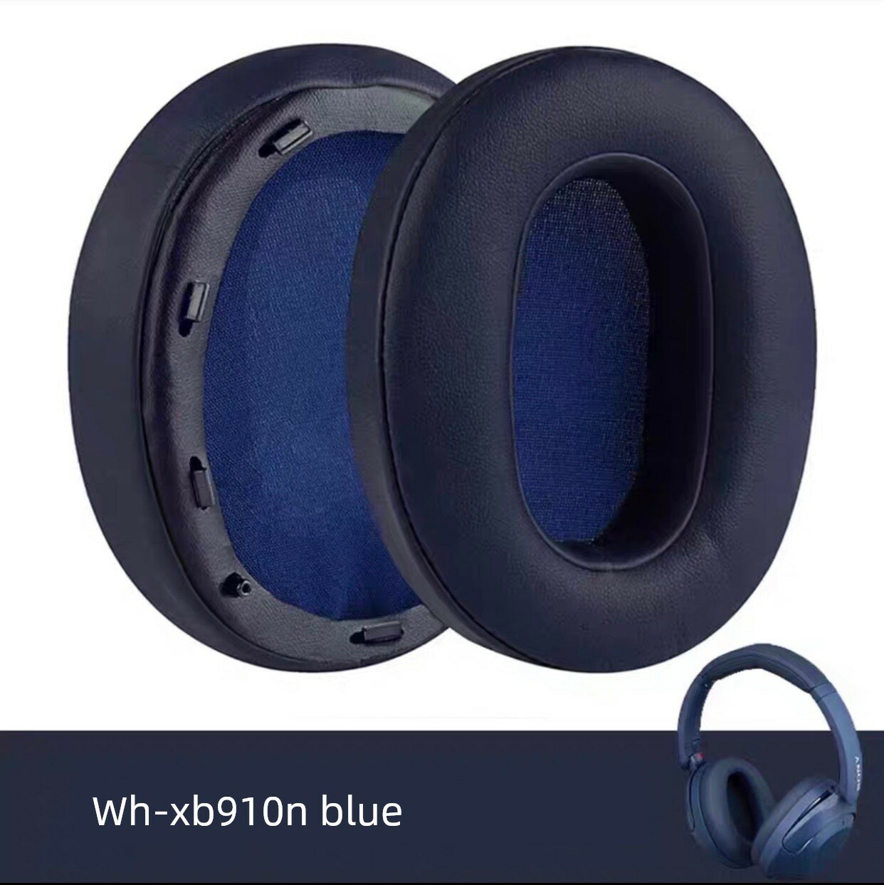 Sony WH-H900N Оригинальные амбушюры и ремешок для MDR-100ABN XB910N, Синий