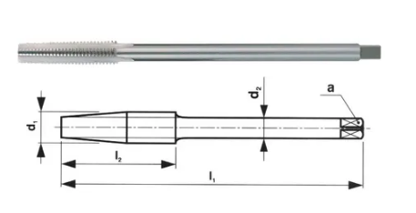 Метчик гаечный Сестрорецкий завод Р6М5, для станков и ручной работы, М16х1.5