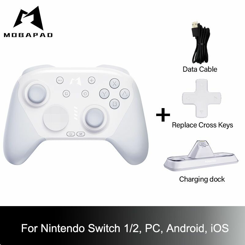 MOBAPAD CHITU 2 Pro 2 HD Bluetooth-контроллер с зарядной док-станцией для Nintendo Switch 1/2 PC Android iOS Gamepad