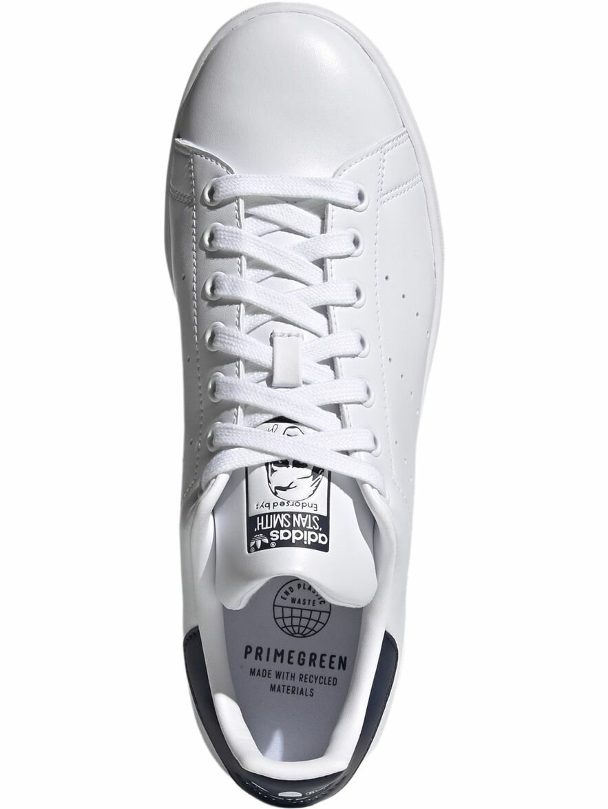 Кеды adidas Stan Smith, полнота F, размер 5,5 UK, белый/синий — фото 1