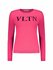 Свитер Valentino Logo-intarsia sweater, размер 44, , розовый