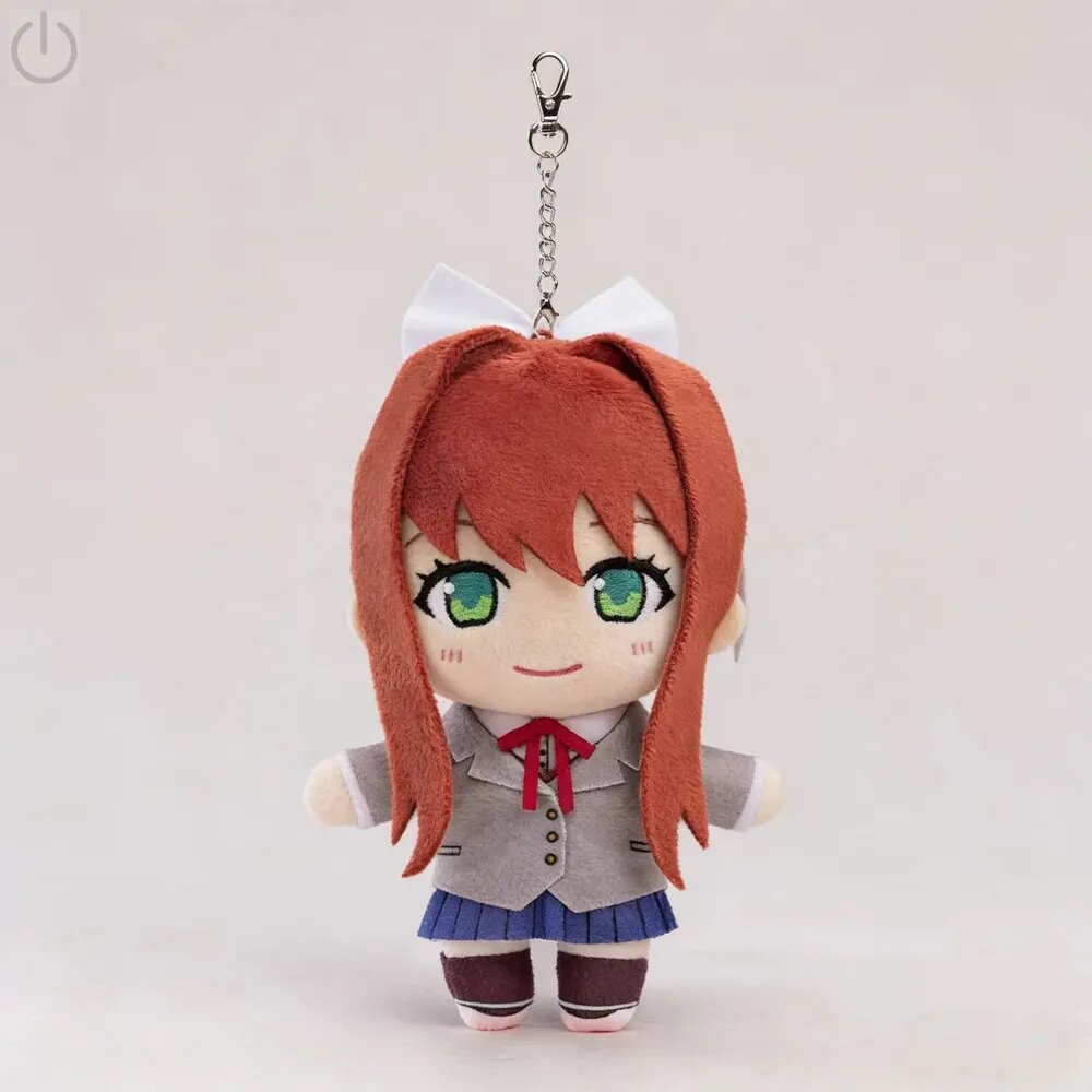 Игрушка мягкая аниме Doki Doki Literature Club! Monika / Моника плюшевая игрушка 10 cm