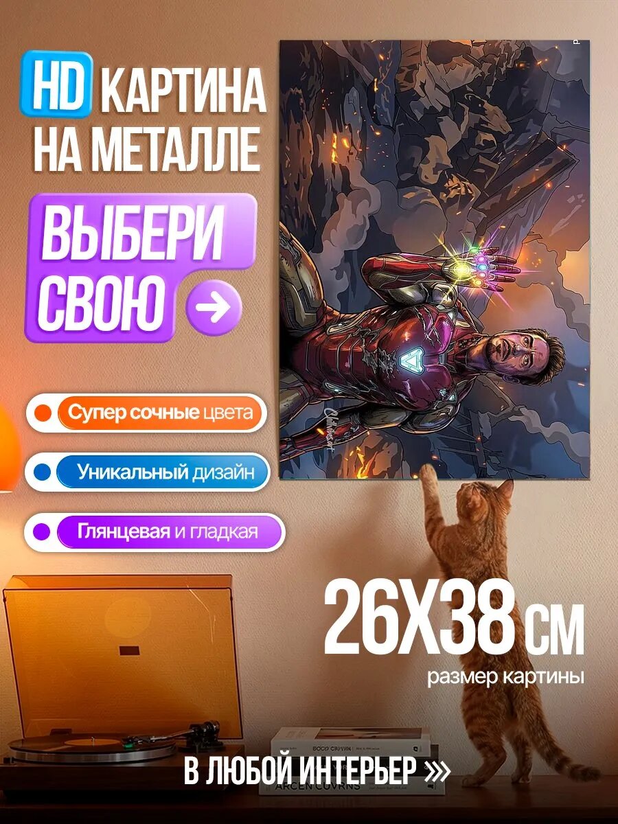 Картина на HD металле Плакат Рона Камонохаси
