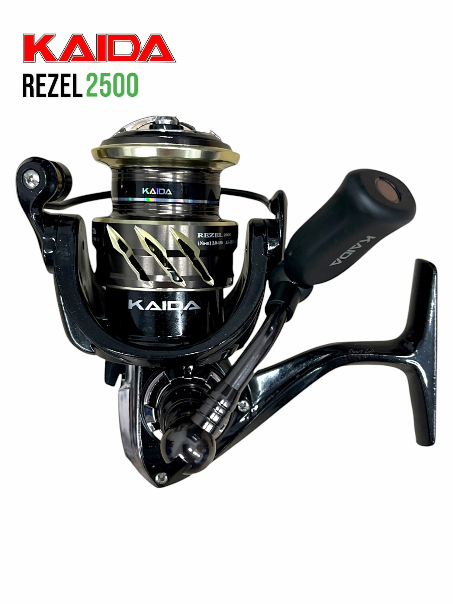 Катушка Kaida Rezel 2500 5+1 подшипников для рыбалки на спиннинга подарок рыбаку Кайда резел