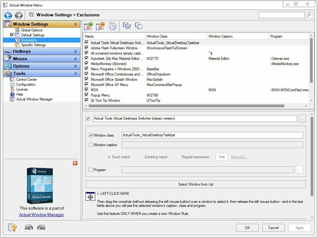 Actual Tools - Actual Window Menu 8 PC Ключ • Цифровой ключ • регион Весь мир