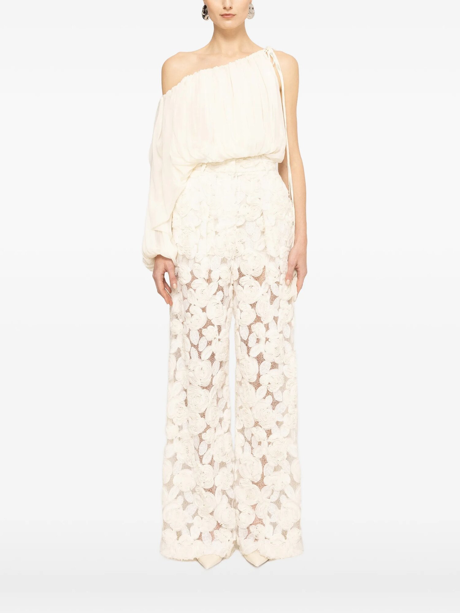 Блуза Asymmetrical chiffon blouse