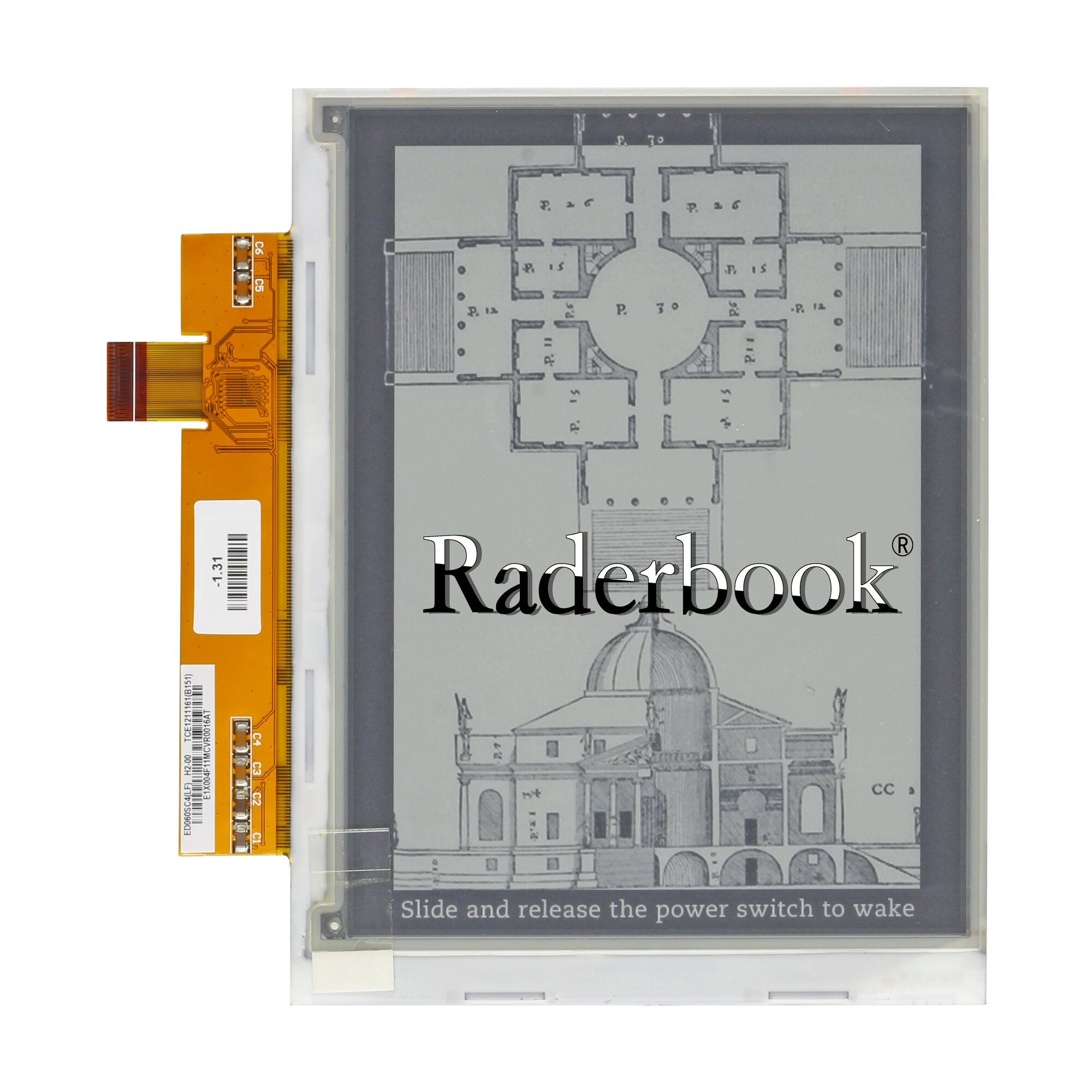Планшетный ЖК-дисплей RaderBook ED060SC4