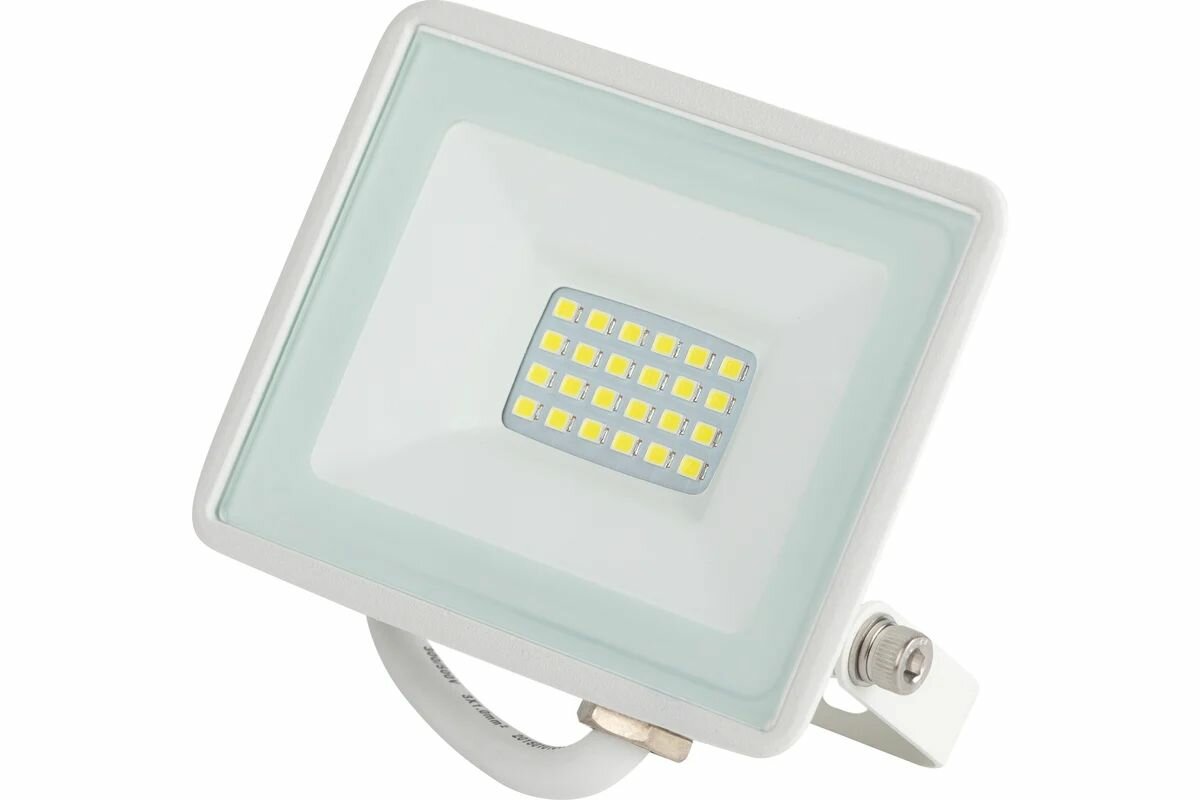 Прожектор светодиодный уличный 30Вт 6500К 2400лм белый IP65 120 SMD ЭРА