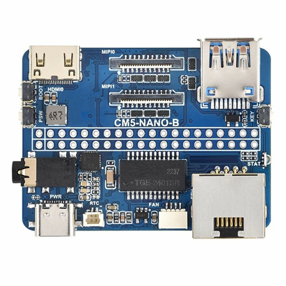 Для Raspberry Pi CM5 Mini Base IO Доска NANO B Разработка плата расширения интерфейсная плата прототипирование