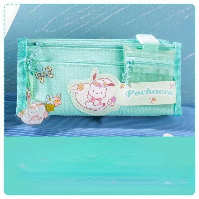 Мультяшный пенал Куроми Моя мелодия Cinnamoroll кавайный пенал с персонажами мультфильмов большой емкости для ученического обучения канцелярские принадлежности,