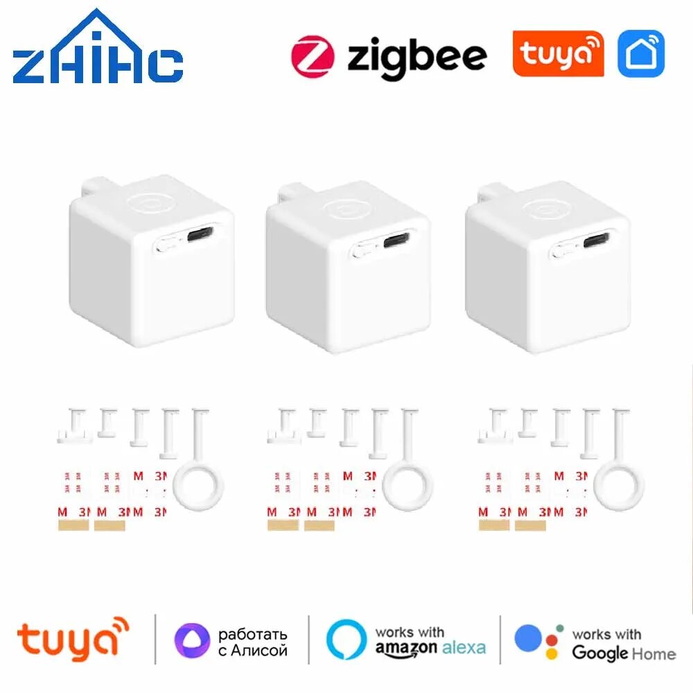 Tpye - C заряжает Tuya Zigbee с помощью умного сенсорного робота