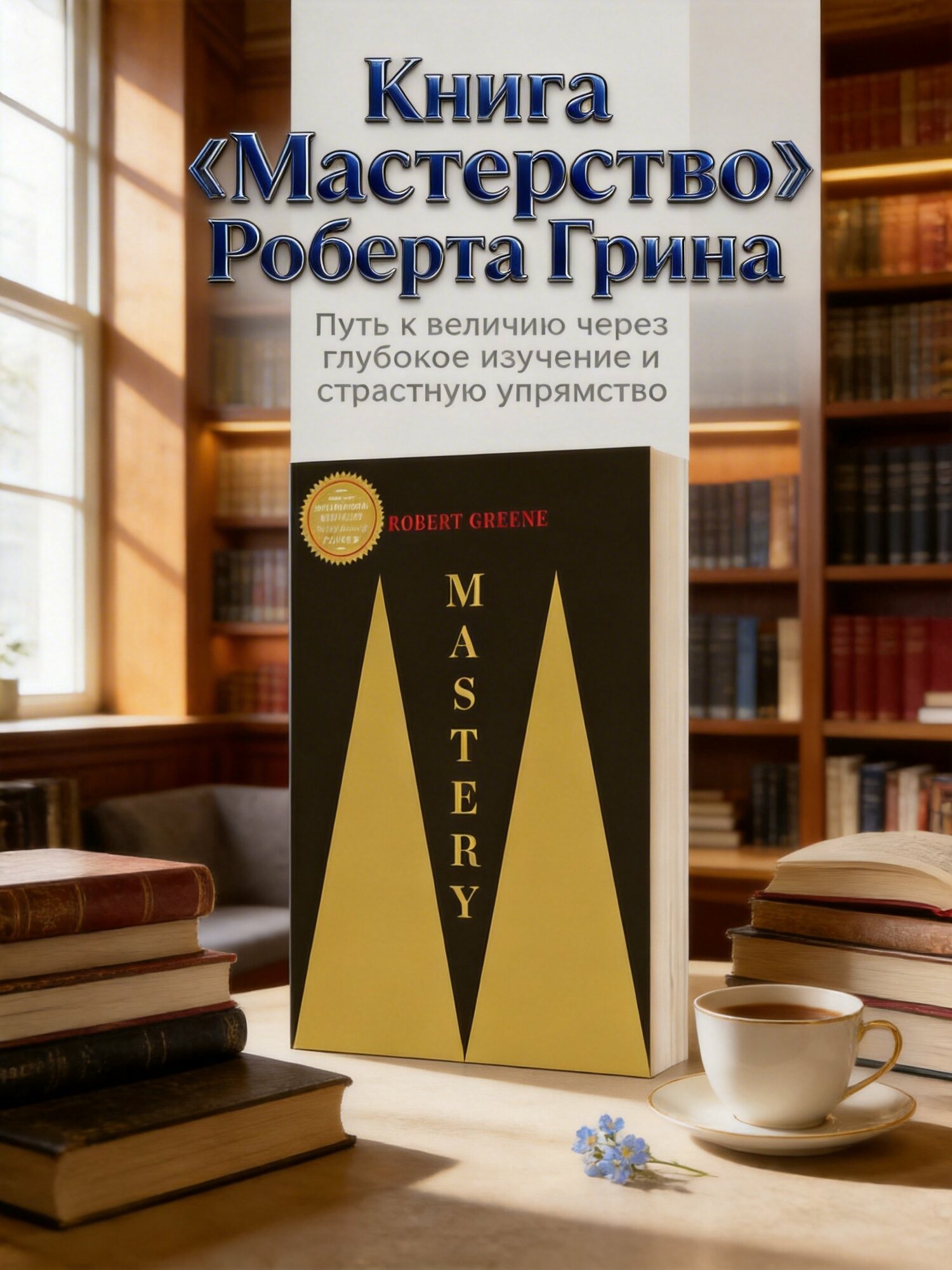 Книга Мастерство Роберта Грина, путь к величию через глубокое изучение, скрытые знания и стратегии успеха для профессионального роста