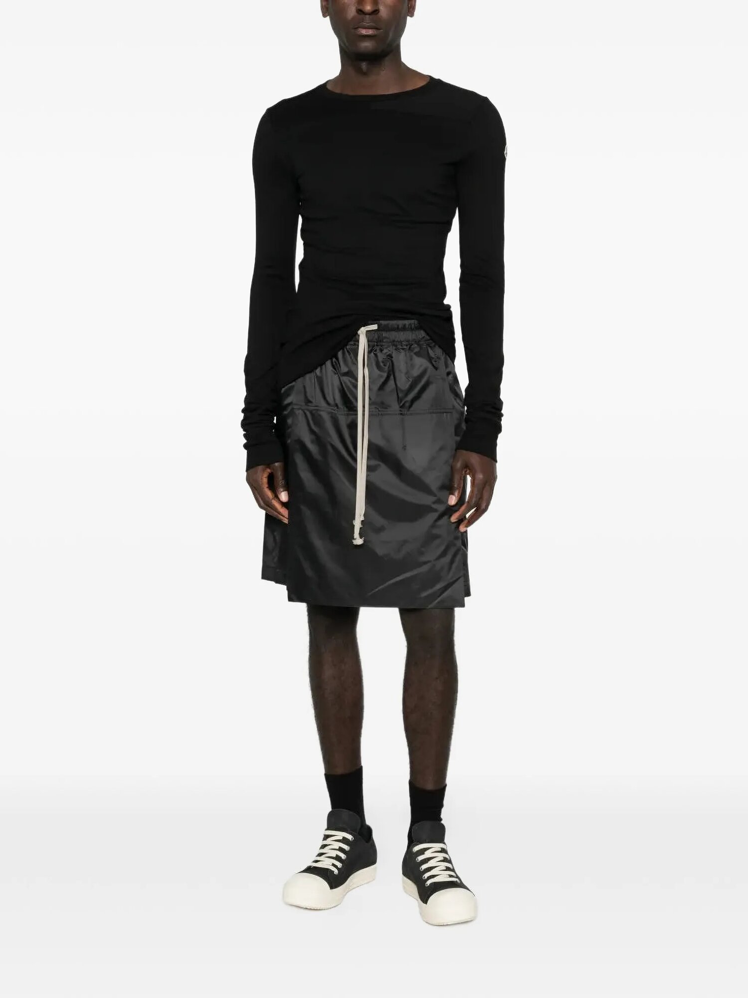 Шорты Moncler x Rick Owens, размер 48, black/black — фото 1