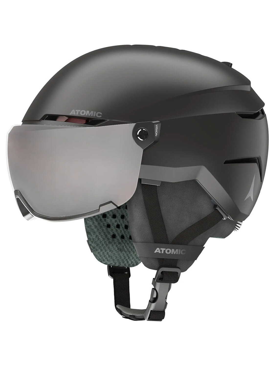 Горнолыжный шлем Atomic Savor Visor JR Black Cat. 2 24/25 Черный, для детей , Черный