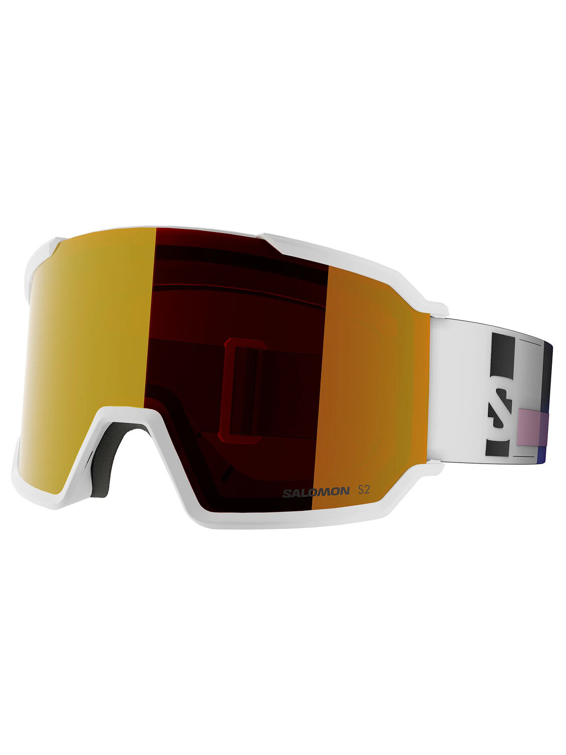 Горнолыжные очки Salomon S/View 3 ML White Cat. 2 25/26 Белый, для мужчин , Белый