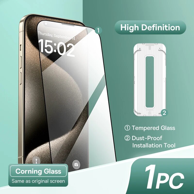 Защитное стекло для iPhone 15 Pro Max, HD Glass