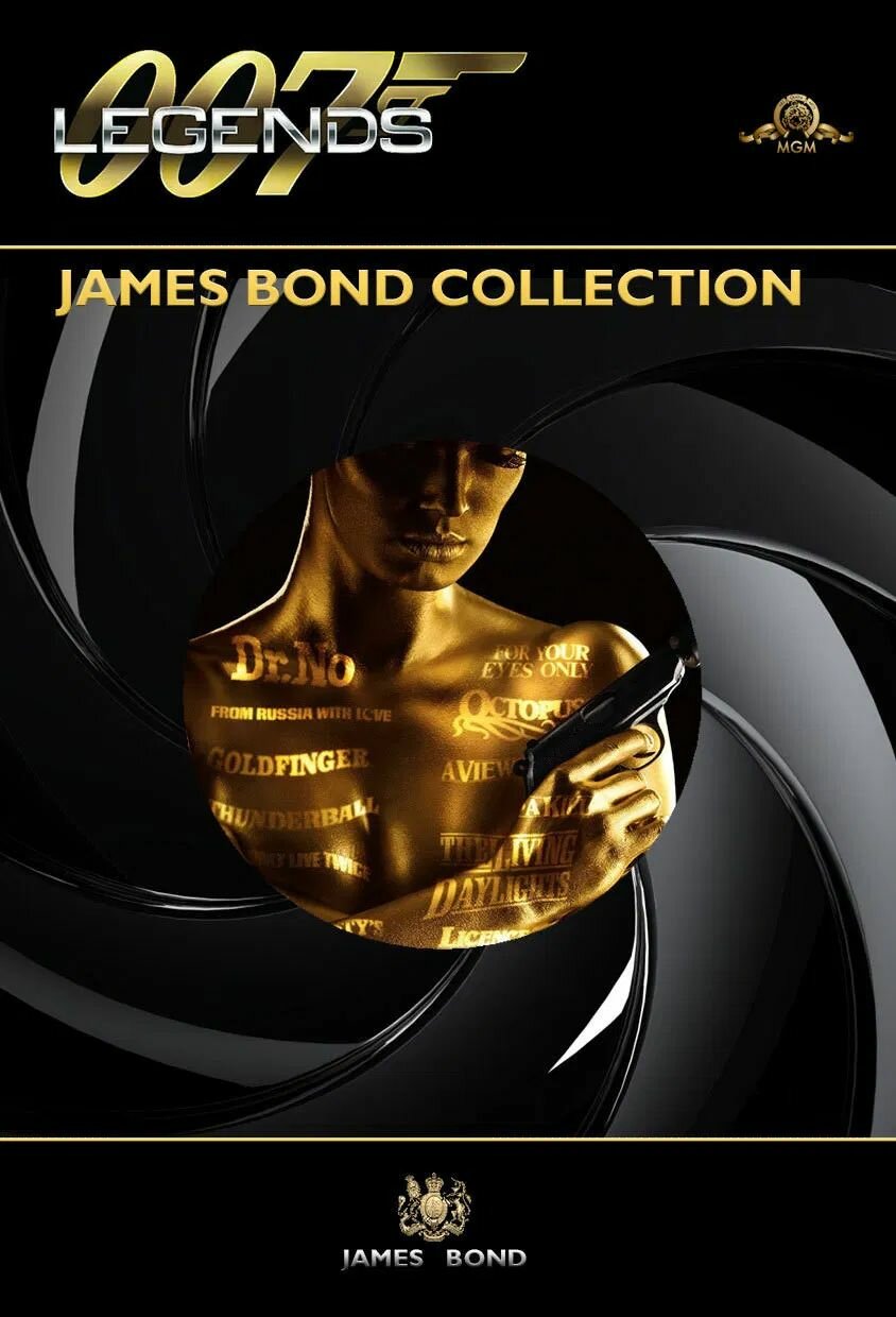 007 James Bond (Джеймс Бонд) полная коллекция 25 Blu-ray (блю-рей) версия 50 ГБ