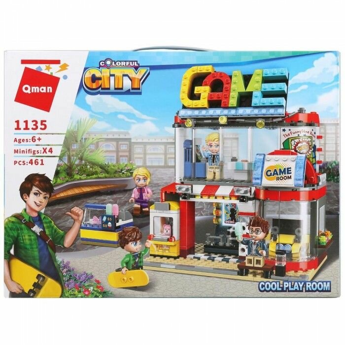 Конструктор BRICK1135(С) "Магазин игрушек" 461 дет.