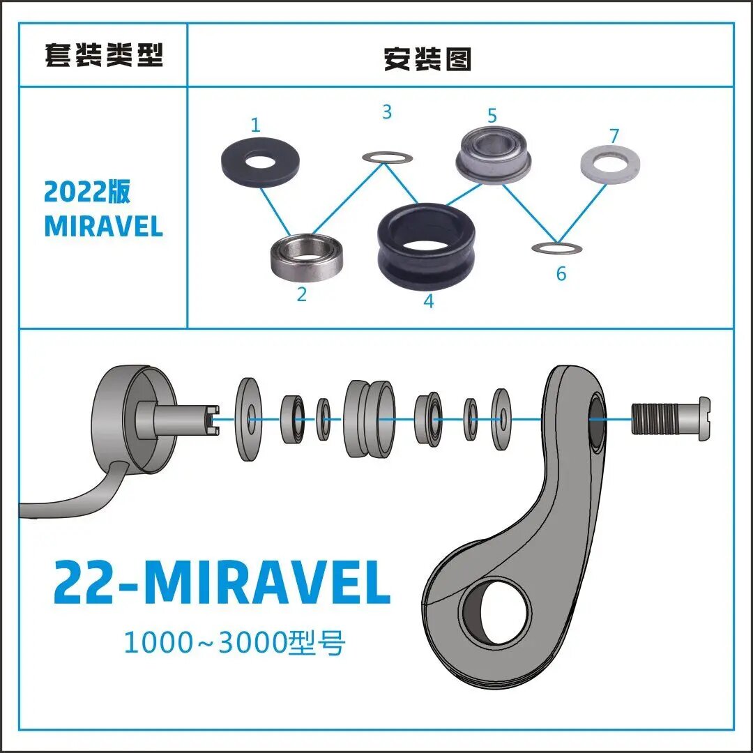 Катушка Miravel 2022, 1000-3000
