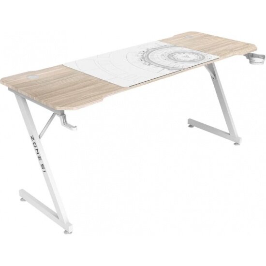 Стол компьютерный Zone 51 TRINE 1x8Wood/White