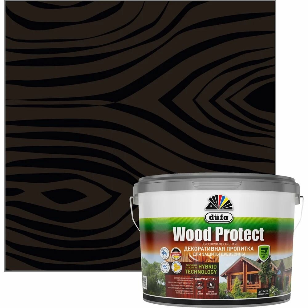 Пропитка для защиты древесины Dufa Wood Protect палисандр 2,5 л Н0000006651