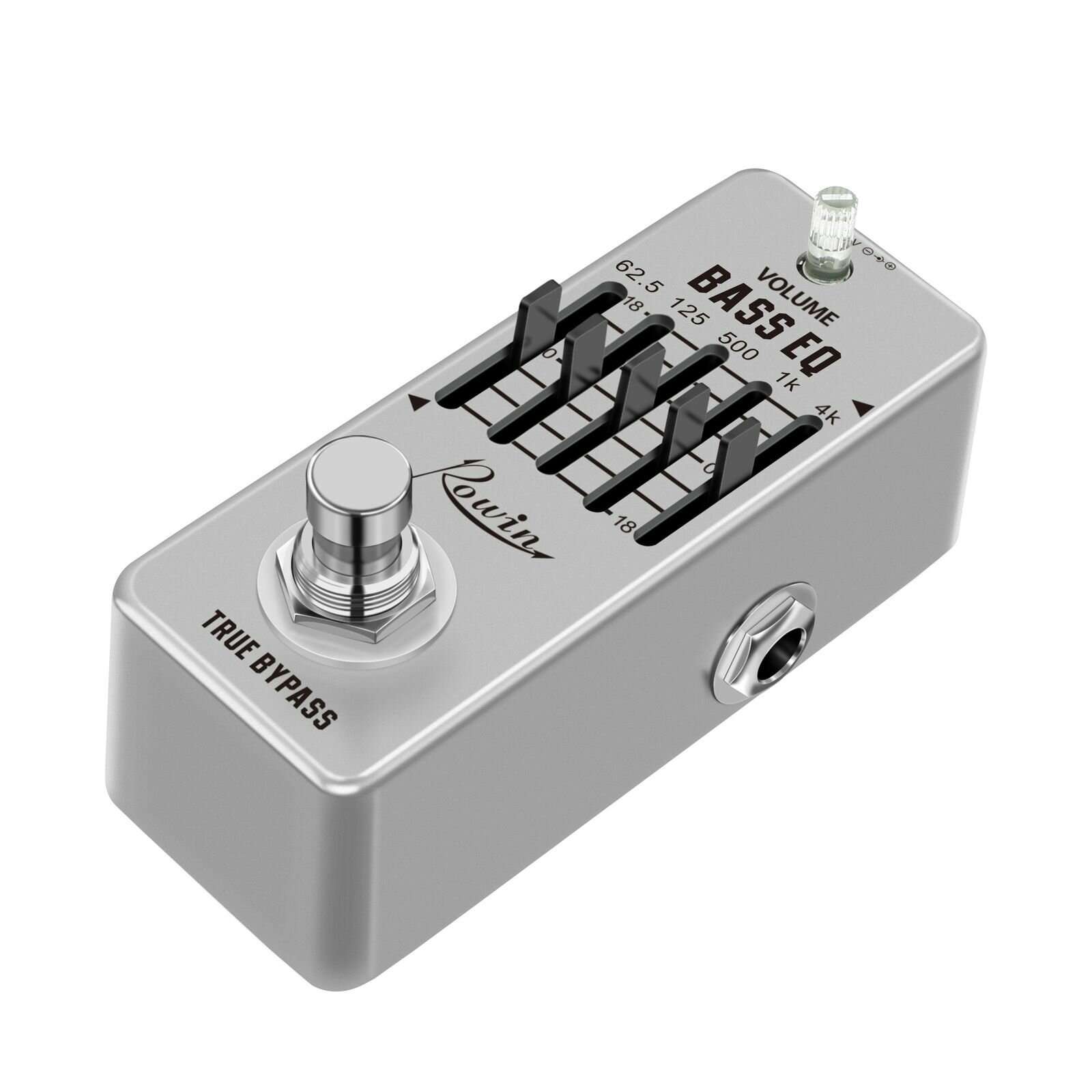 ROWIN LEF-317B BASS EQ 5 Band Equalizer педали для бас-гитары с 5 группа графического мини размер True обхода
