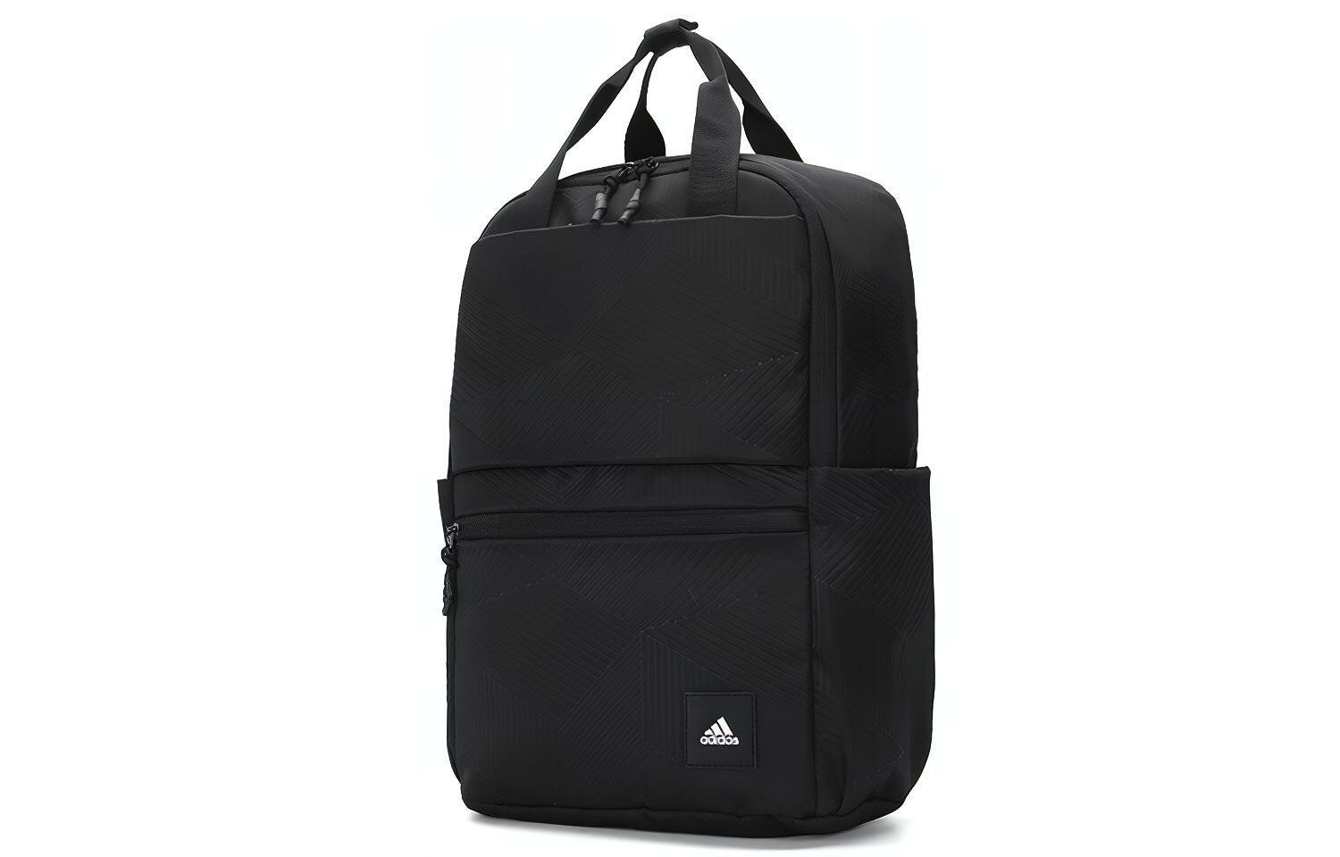 Сумка adidas, фактура плетеная, черный