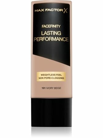 Тональный крем Max Factor Facefinity Lasting Performance, оттенок 101 ivory beige, 35 мл