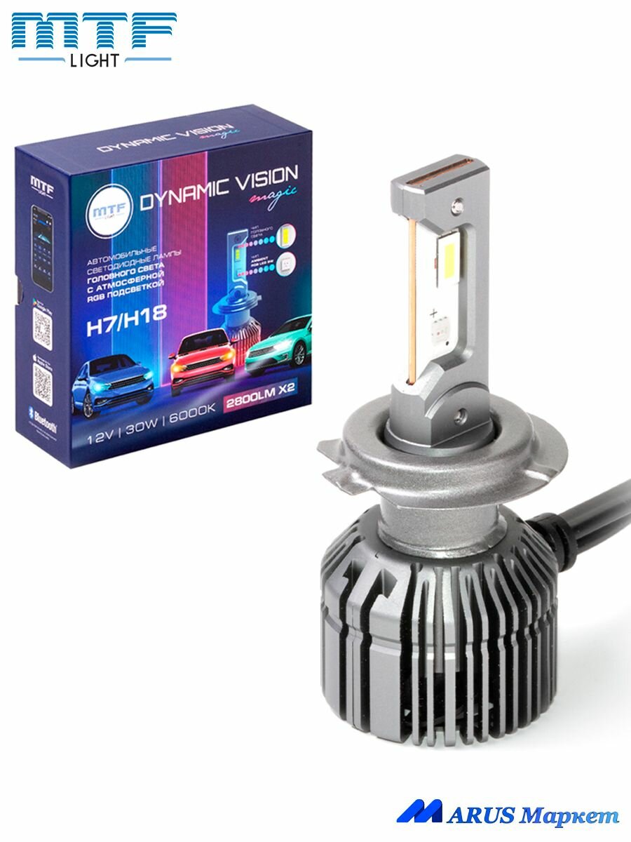 Светодиодные лампы MTF Light H18 Dynamic Vision Magic 6000К
