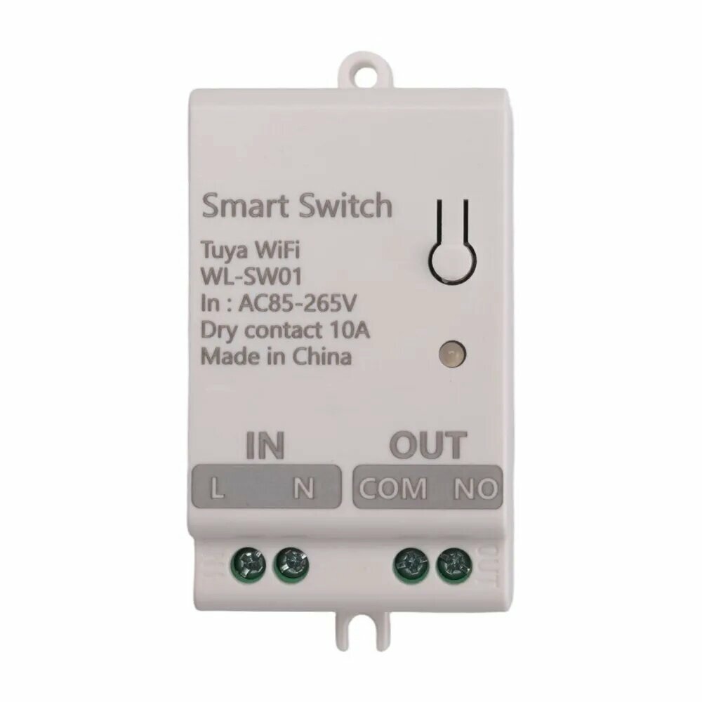 Tuya Smart WiFi Модуль Сухого Контакта 10A Универсальный AC 85-265V