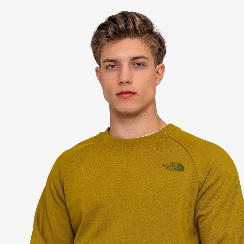 Свитшот The North Face Raglan Redbox, размер 2XL, , горчичный — фото 1