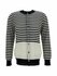 Кардиган Junya Watanabe Striped crew-neck cardigan, размер 42, белый