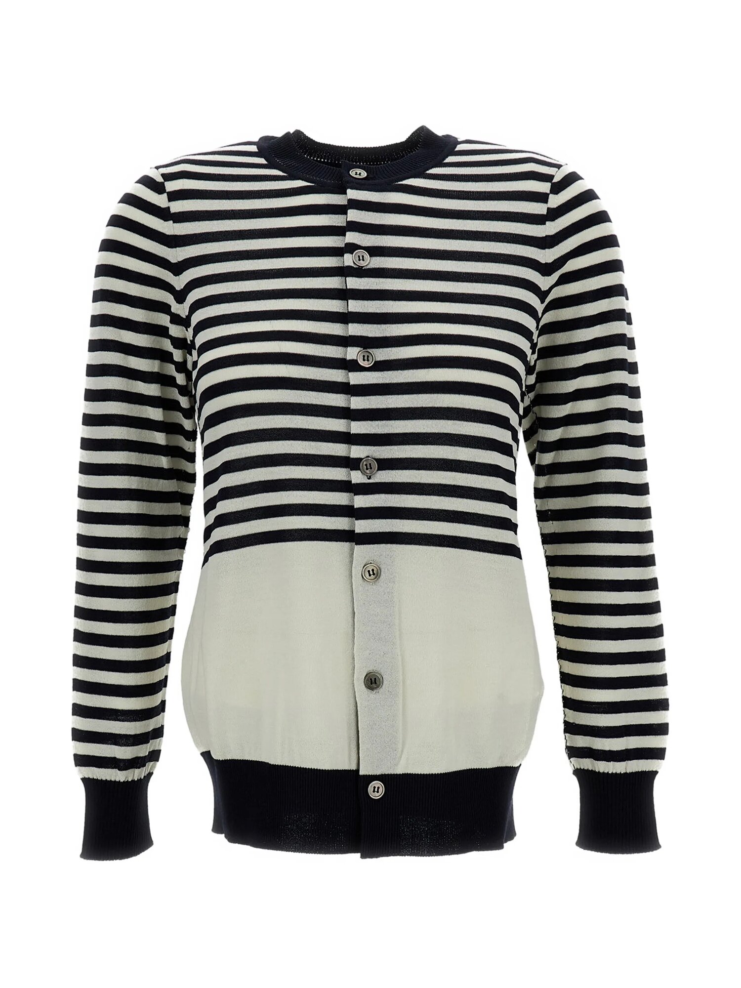 Кардиган Striped crew-neck cardigan