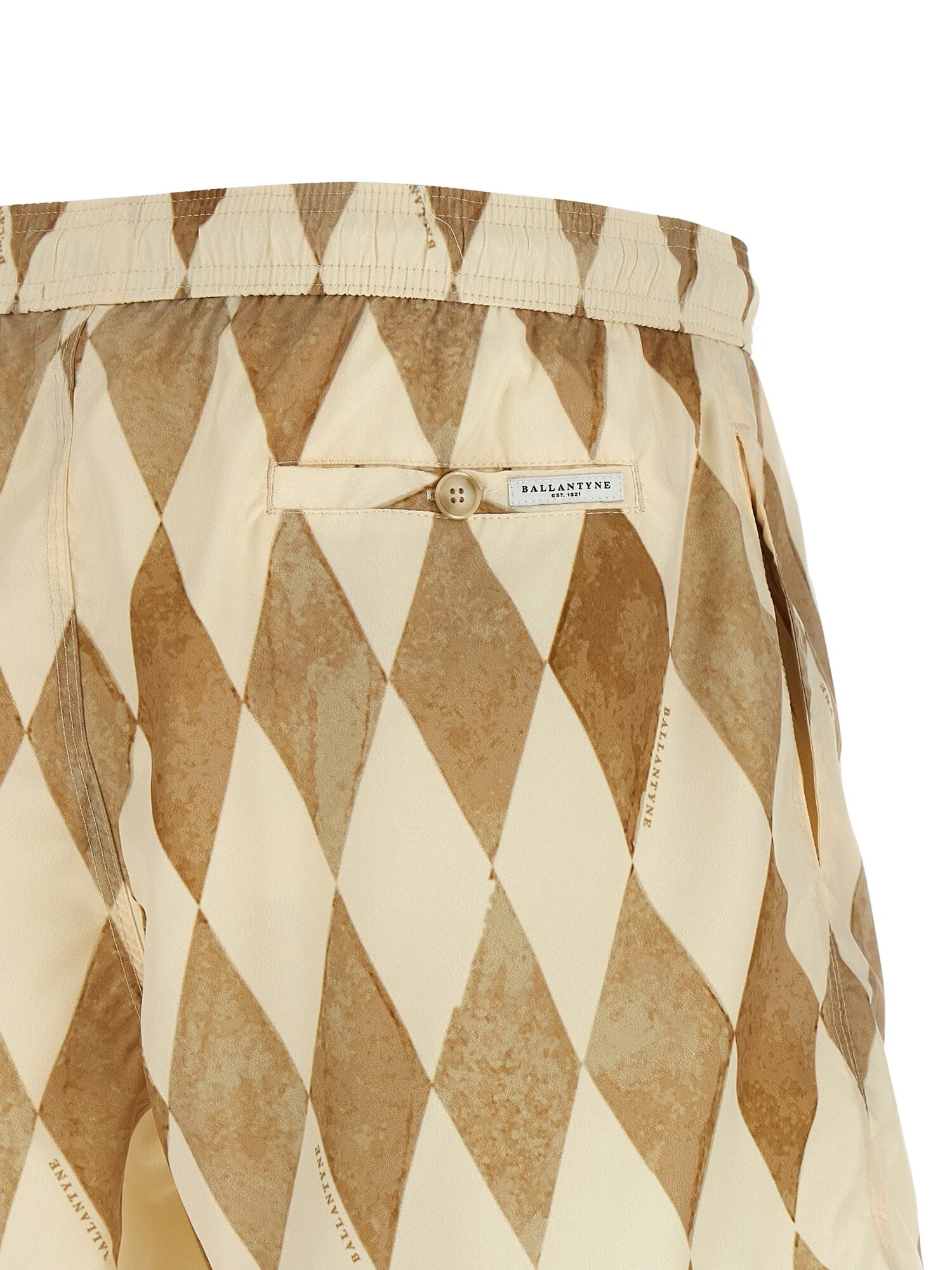 Шорты для плавания Ballantyne Diamond-pattern drawstring swim shorts, размер XL, разноцветный — фото 1