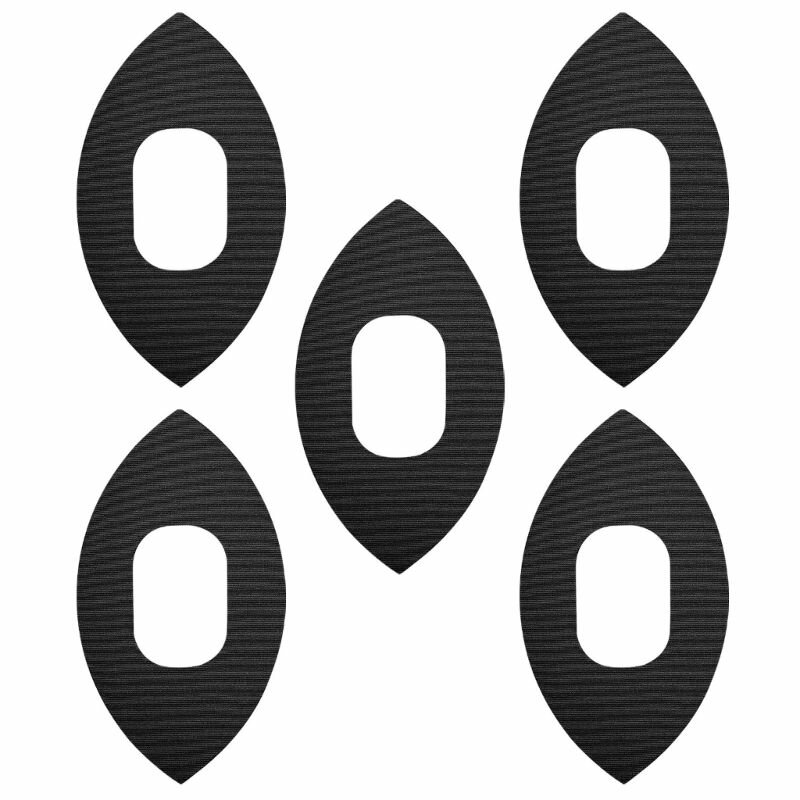 (5 шт) Эластичная спортивная лента (кинезио тейп) для коленей и локтей, чёрная