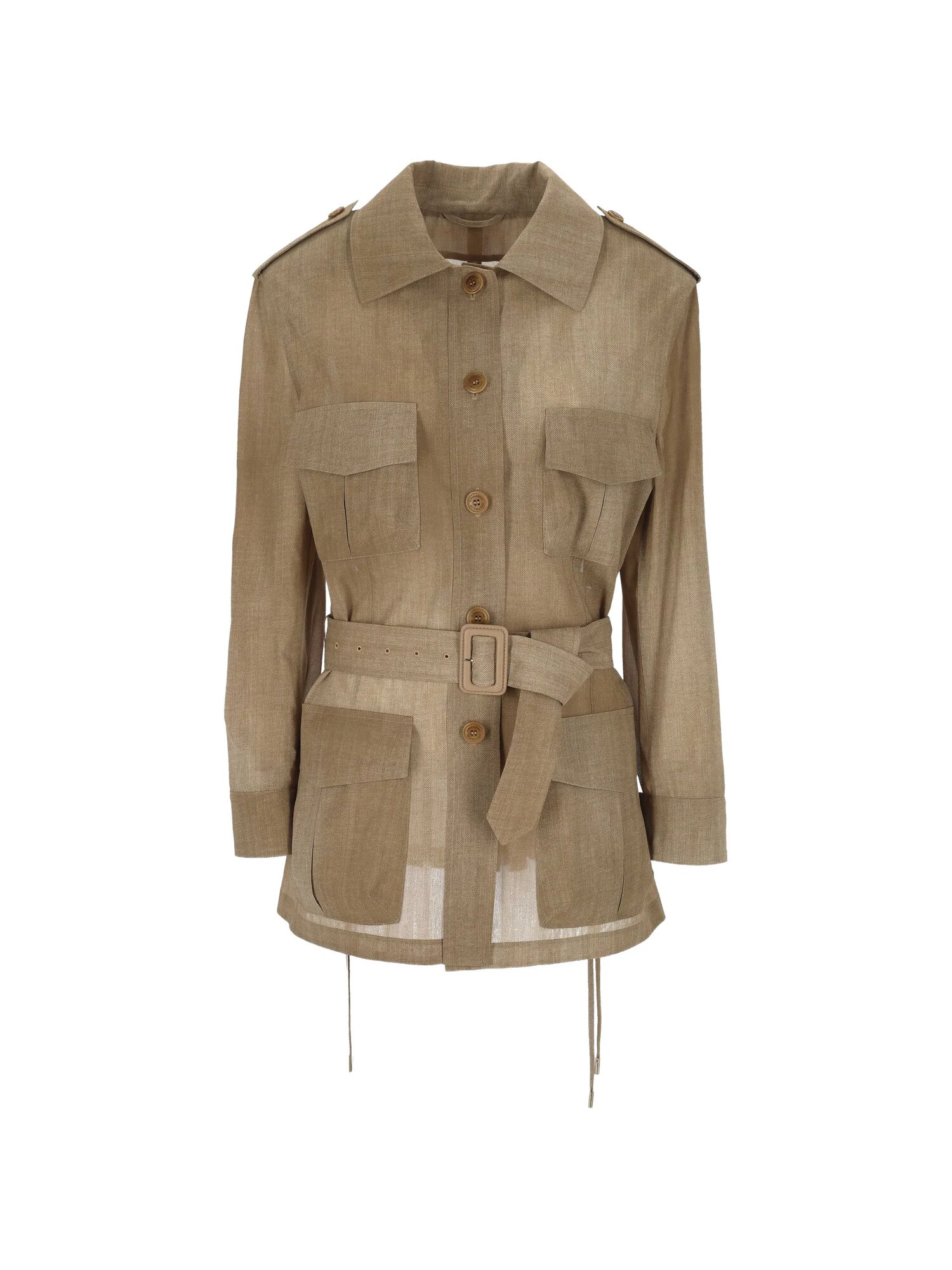 Куртка Belted shirt jacket