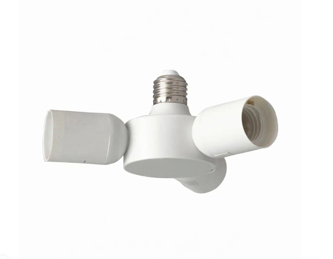 Разветвитель на 3 патрона EGLO RUEDA 98277 , цоколь E27, 3x20W, пластик, белый