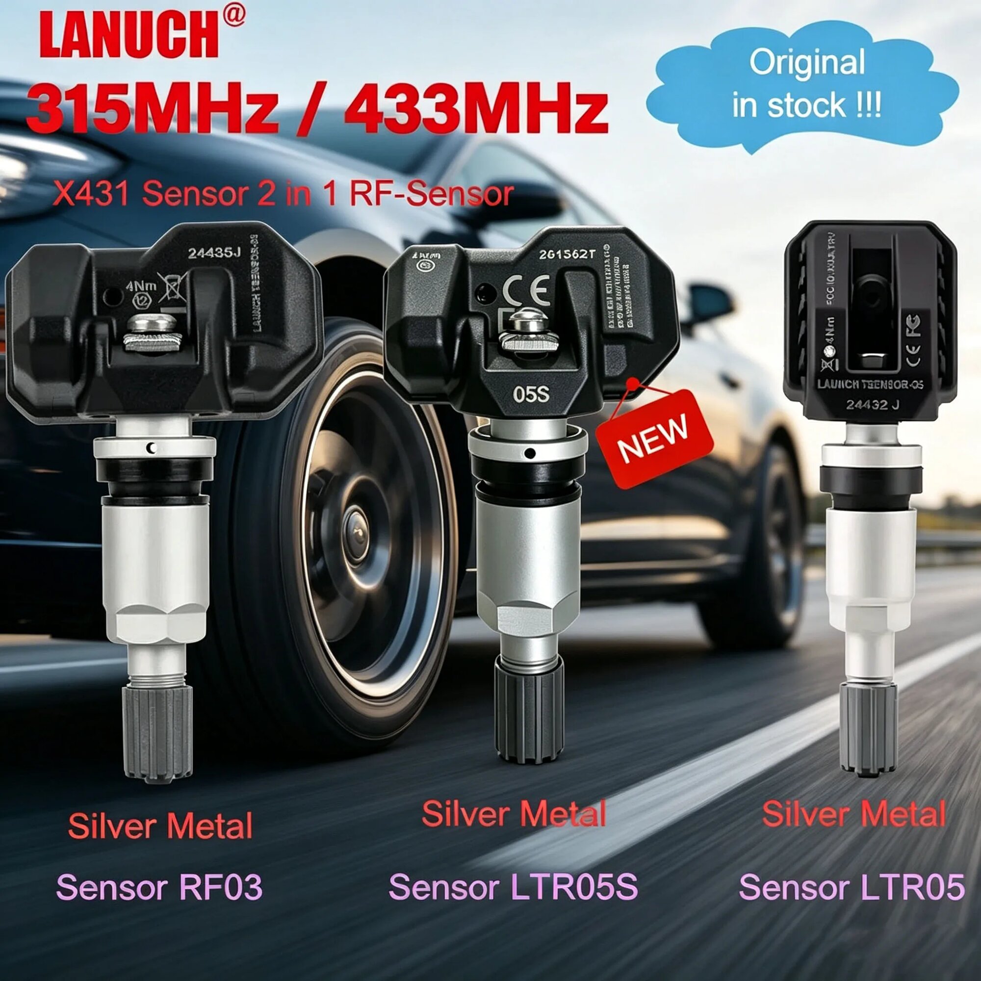 Датчики TPMS 05S, 4 шт. — фото 1