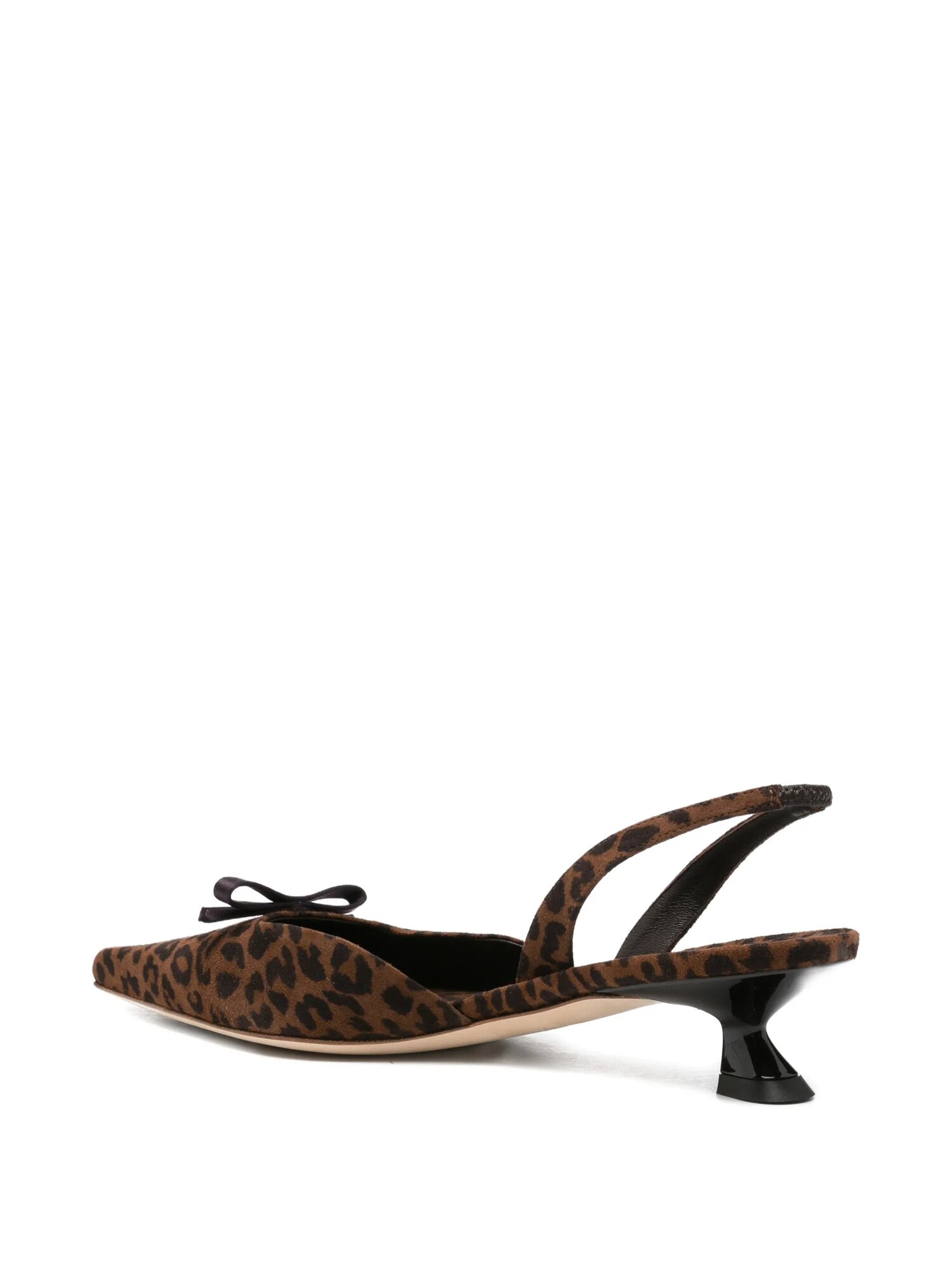 Туфли 3JUIN Leopard-print bow-detail pumps, размер 40 — фото 1