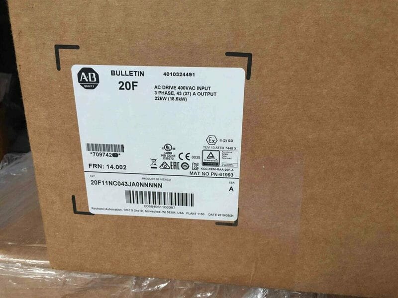 Модуль Allen-Bradley 20F11NC043JA0NNNNN