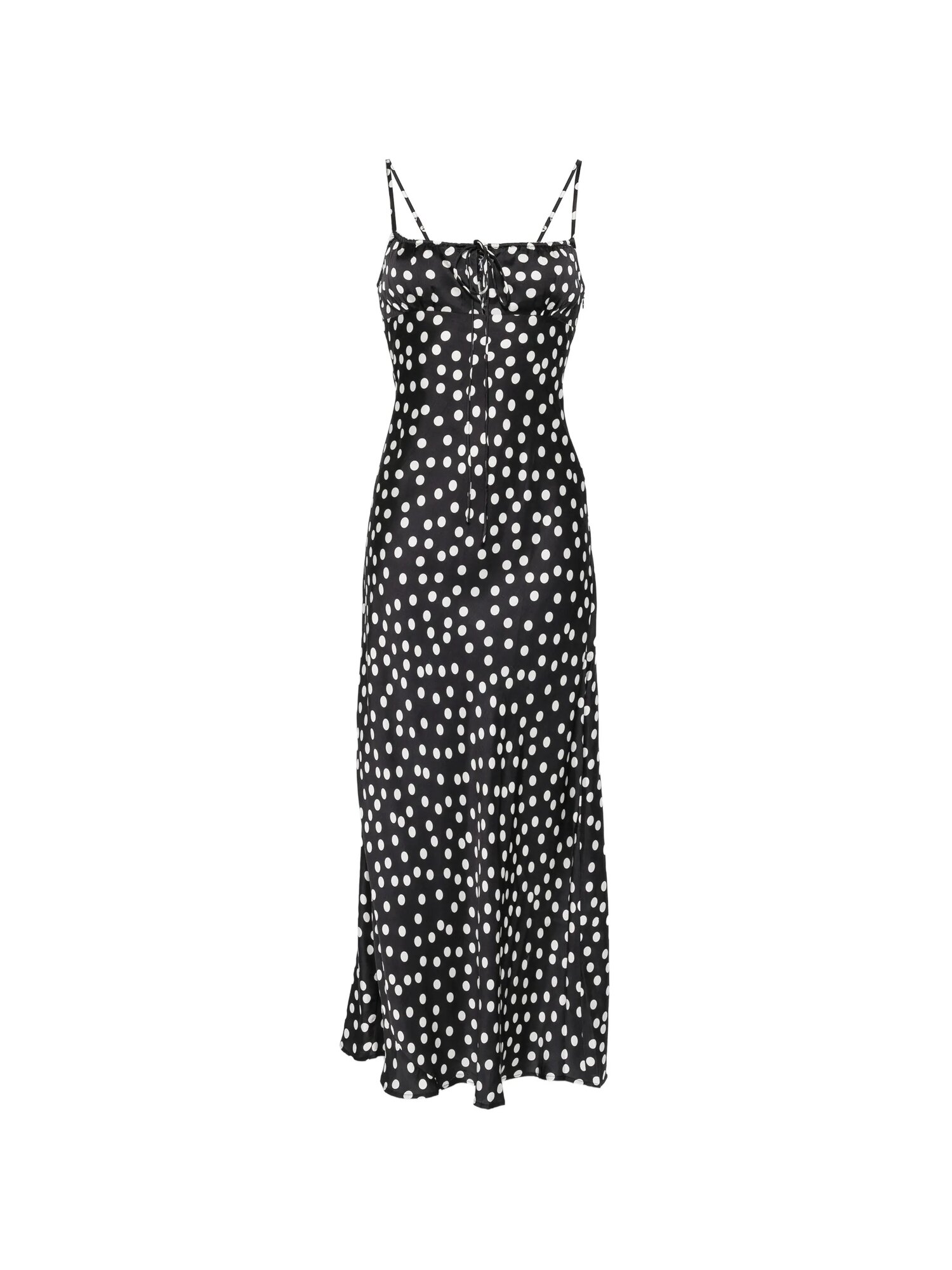 Платье Polka-dot slip dress