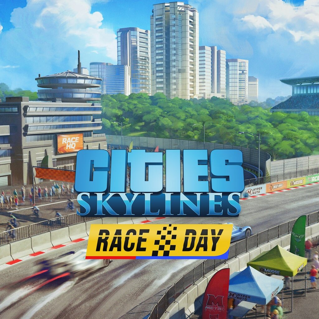Дополнение Cities: Skylines - Race Day, цифровое издание PlayStation 5, регион Турция / код пополнения баланса