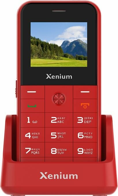 Мобильный телефон Xenium X718 красный