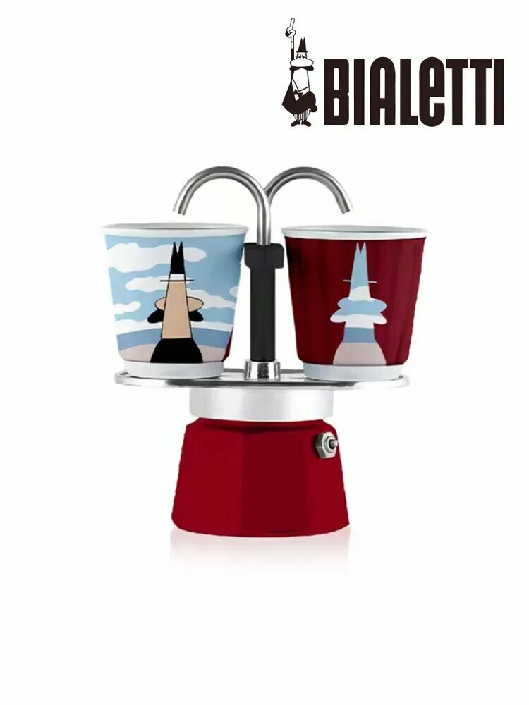 Bialetti Гейзерная кофеварка, на 2 чаш. (80 мл)