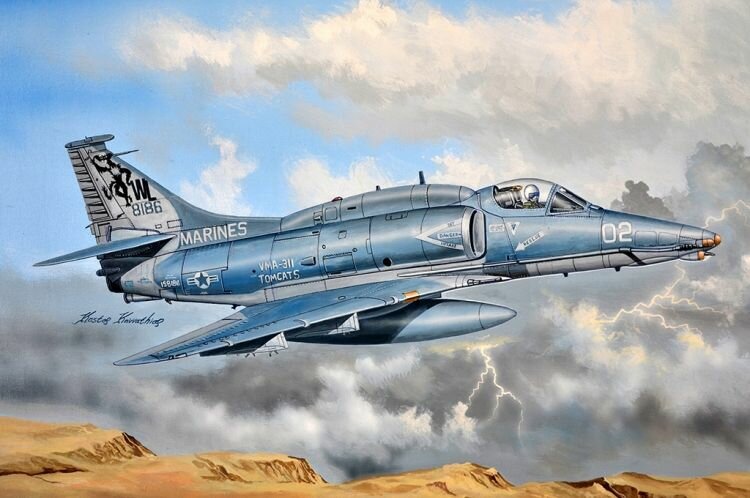 Палубный штурмовик A-4M Sky Hawk (1/72)